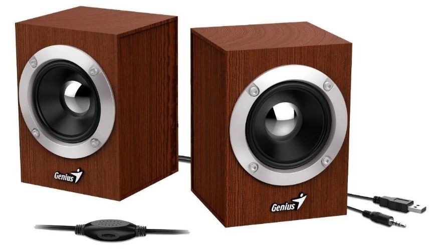 PARLANTE GENIUS SPHF 280 USB COLOR MADERA 6W CONTROL DE VOLUMEN USB ...
